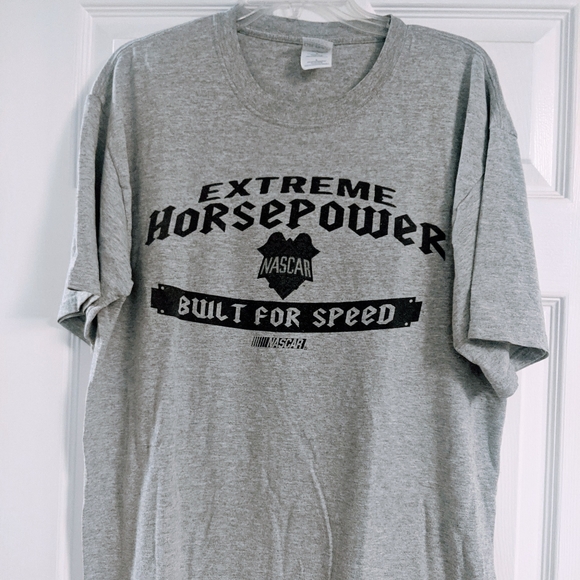 Gildan | Shirts | Nascar Extreme Horsepower Crew Neck Tee Shirt | Poshmark